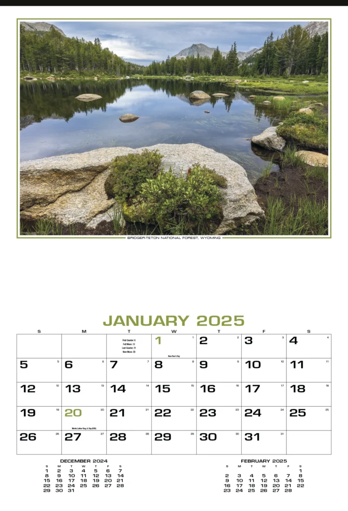 Branded Our Beautiful America® Executive Calendar | Pre-Desi | PrintMagic