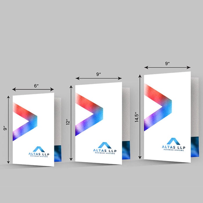 Foil Stamped Presentation Folder Printing | Shiny Metallics | PrintMagic