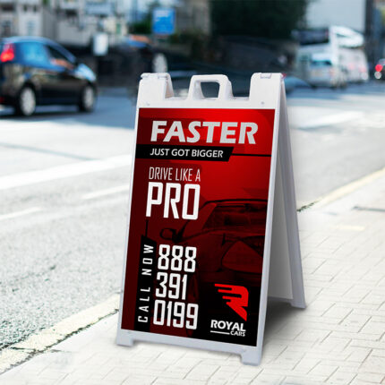 Order Custom Automotive A-Frame Sidewalk Signs | Custom Automotive A ...